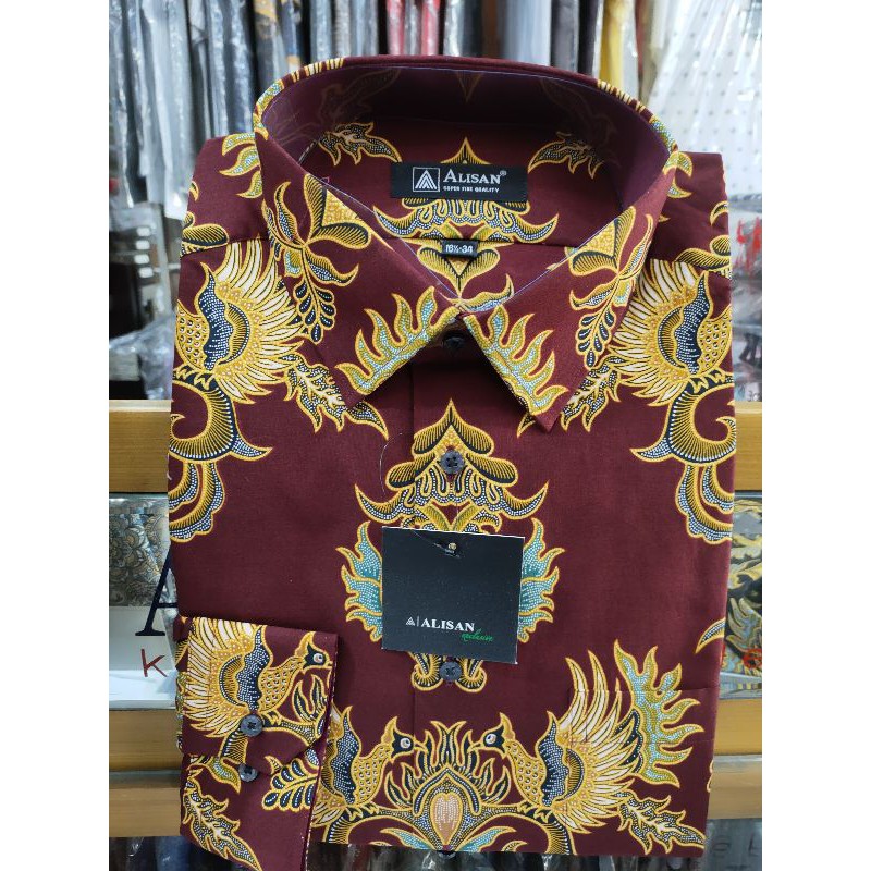 Jual BATIK ALISAN TANGAN PANJANG BIG SIZE 17 | Shopee Indonesia