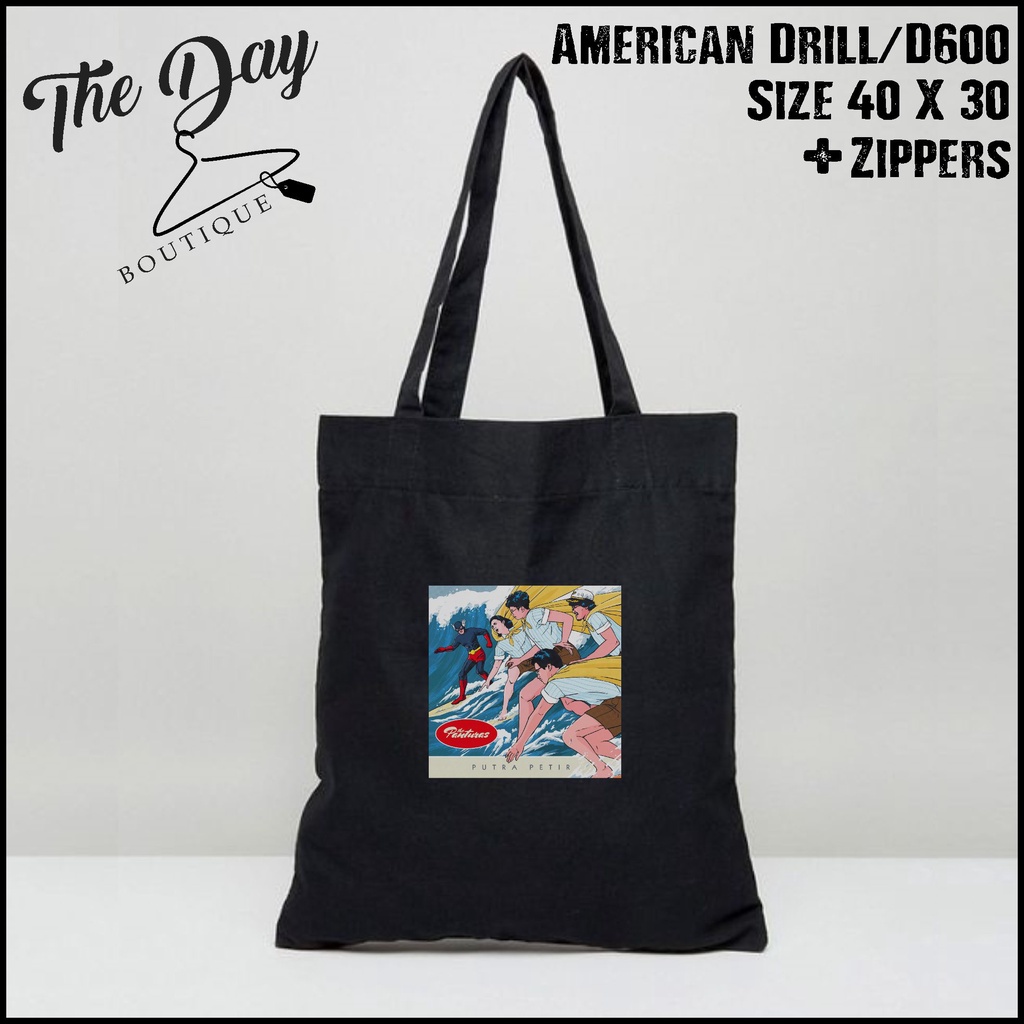 Jual ToteBag The Panturas Band Indie - Tas Kuliah The Panturas Putra Petir | Shopee Indonesia