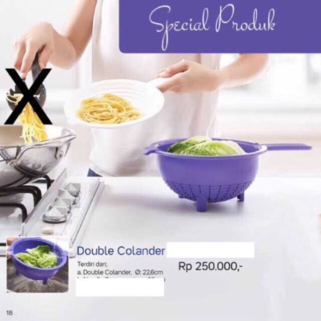 Jual Double Colander | Shopee Indonesia