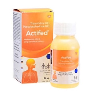 Jual ACTIFED SIRUP 60 ML (KUNING) | Shopee Indonesia