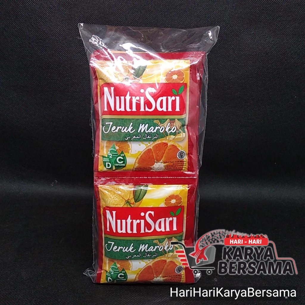 Jual NUTRISARI NUTRI SARI JERUK MAROKO SACHET PACK 10'S X 14GR | Shopee ...