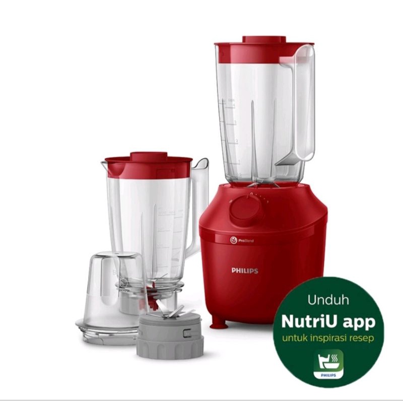 Jual Blender Philips New Model HR2042/53 3000 Series, Container Besar 2 ...