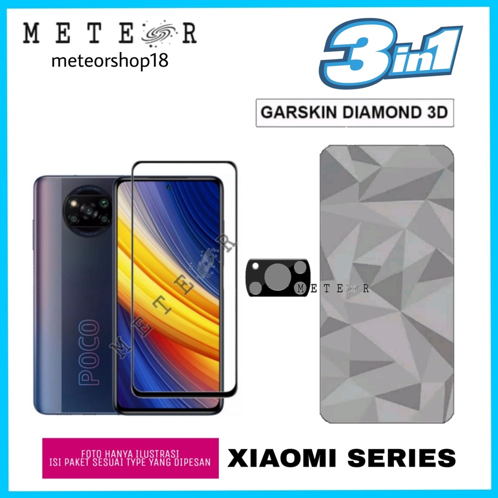 Jual 3 IN 1 PAKET ANTI GORES FOR XIAOMI 12 11T MI 11 LITE 10T PRO REDMI ...
