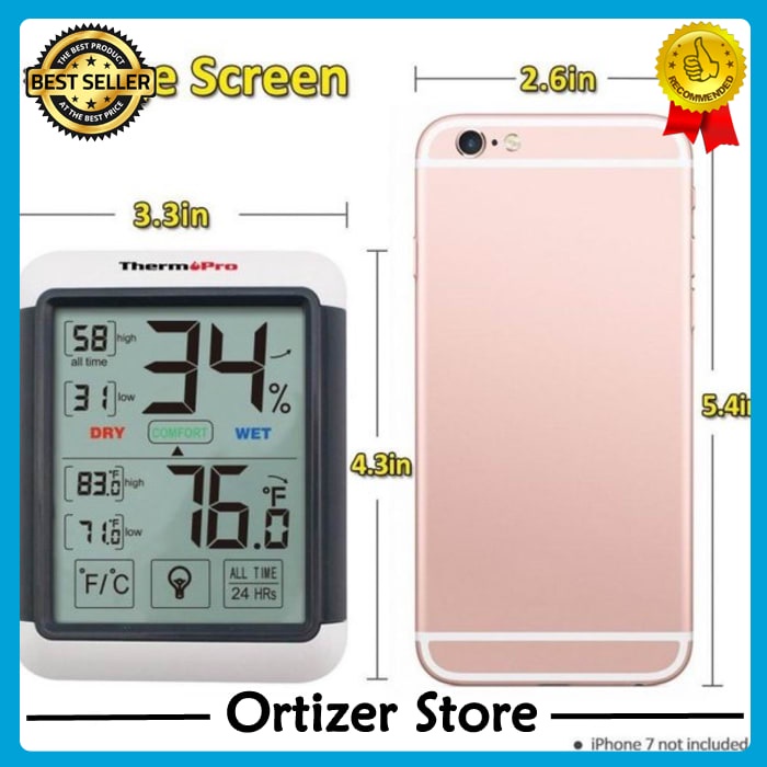 Jual Promo ThermoPro TP55 Thermometer Hygrometer TP-55 Termometer ...