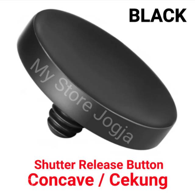 Jual Tombol Soft Shutter Release Button CEKUNG BLACK SLR Mirrorless Fuji Fujifilm Sony Canon ...