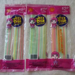 Jual JARANG ADA PERMEN JADUL JELI STIK RASA ANEKA BUAH PERMEN SERBUK ...
