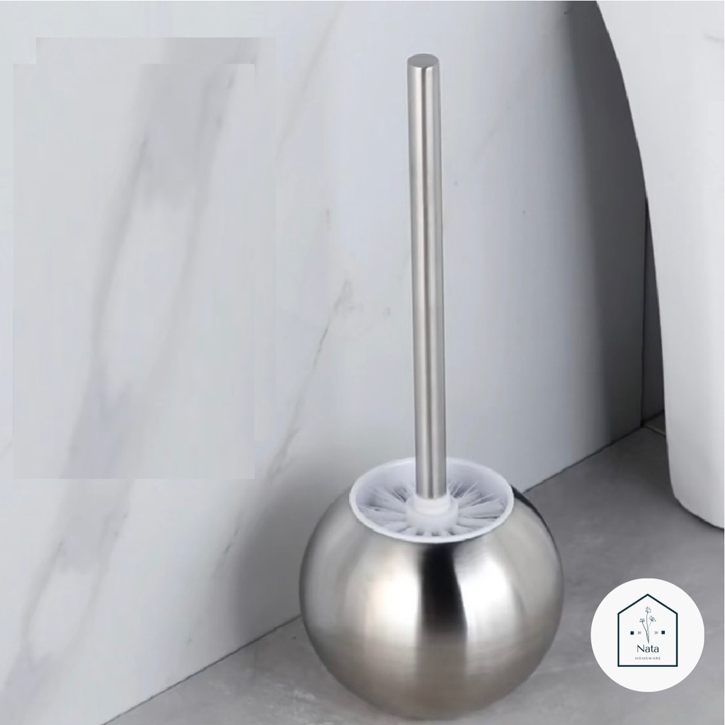 Jual [TORY] SIKAT TOILET BRUSH SIKAT WC KLOSET STAINLESS SILVER ...