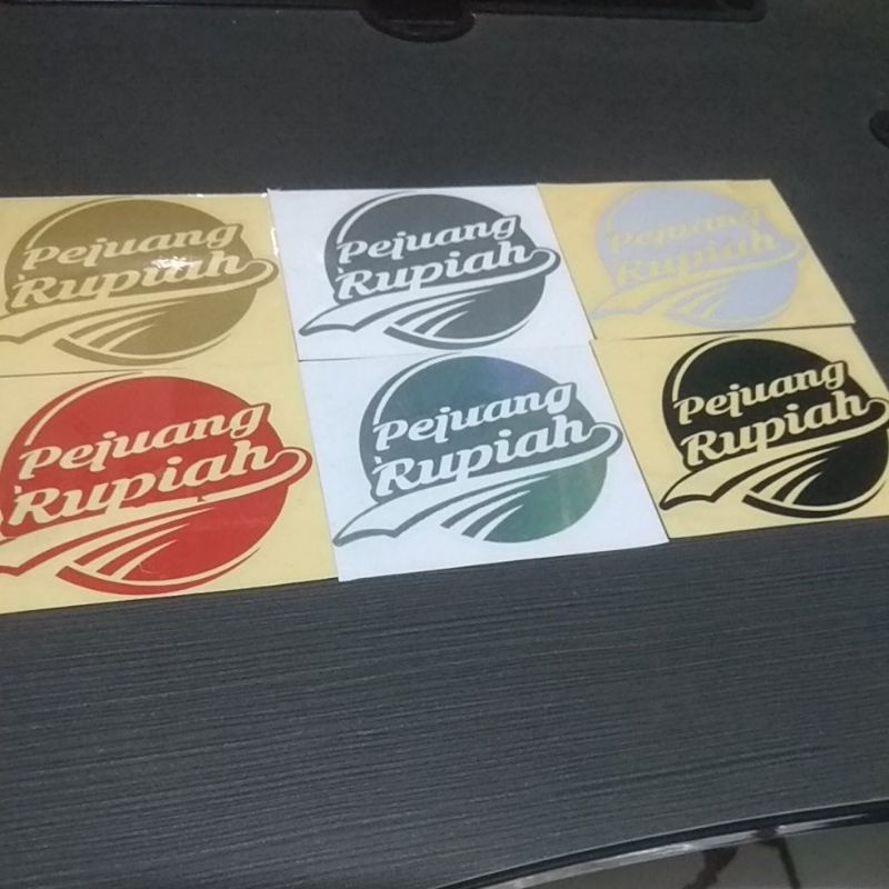 Jual STICKER PEJUANG RUPIAH CUTTING | Shopee Indonesia