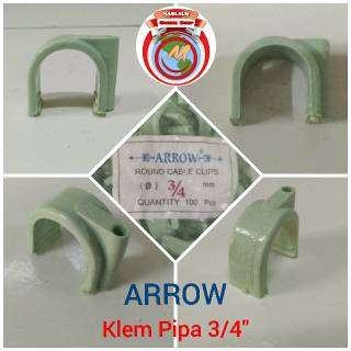 Jual Klem/Klam Pipa PVC 1/2" . 3/4" . 1" . 3" . 4" | Shopee Indonesia