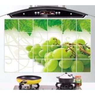 Jual Stiker Dinding Dapur Wall Sticker Anti Minyak Dapur Motif Sticker ...