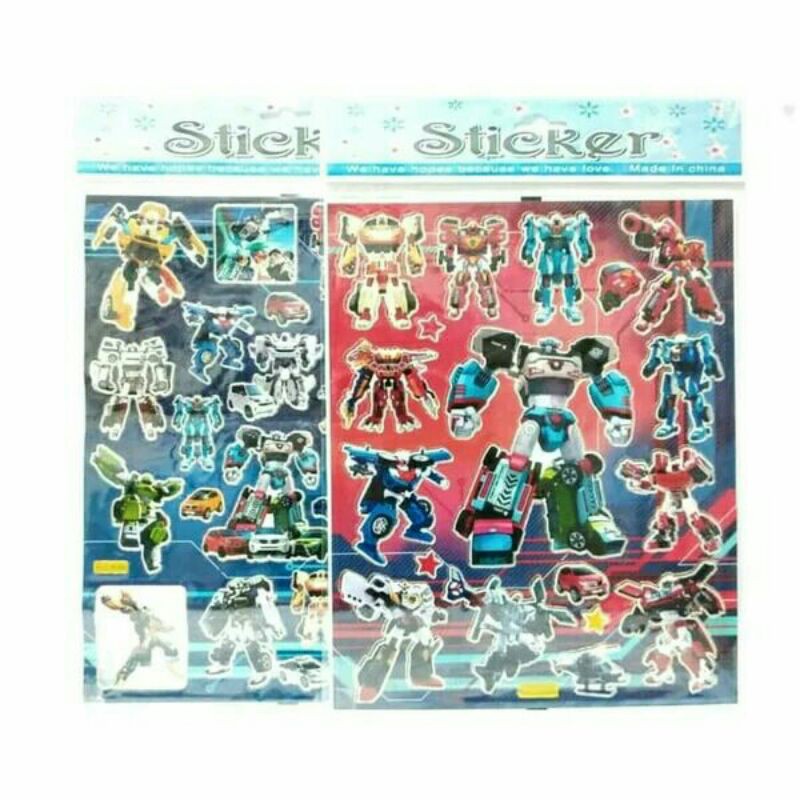 Jual sticker thomas planes tobot cars toy story ben 10 tom and jerry ...