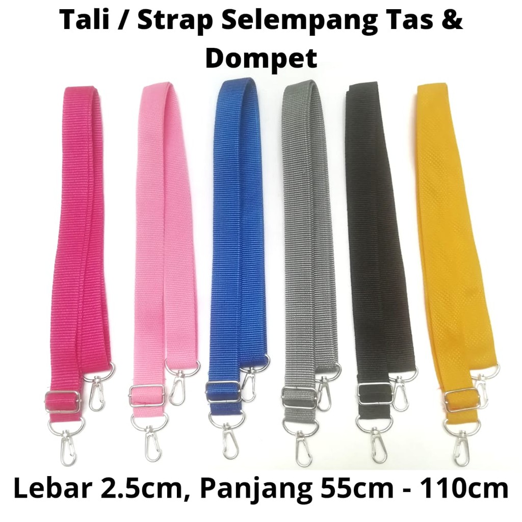 Jual Tali / Strap Tas , Dompet Selempang / Slempang Panjang Nilon Biru ...