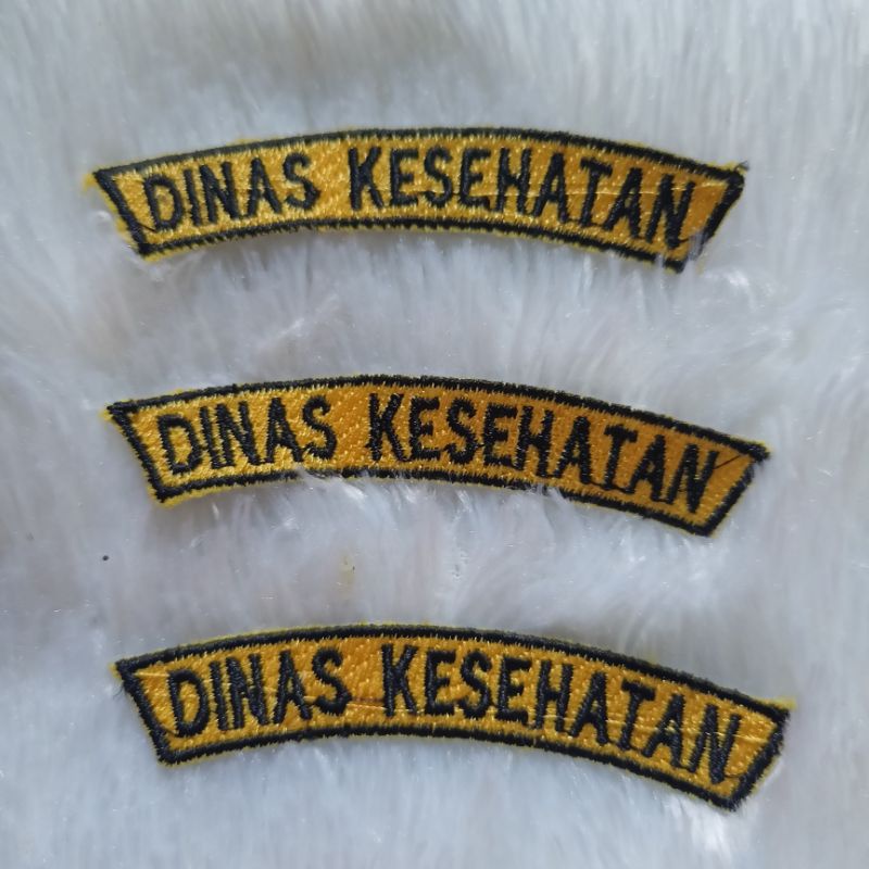 Jual Badge Dinas Kesehatan/ Bed PNS Dinas Kesehatan/ Emblem Dinas ...