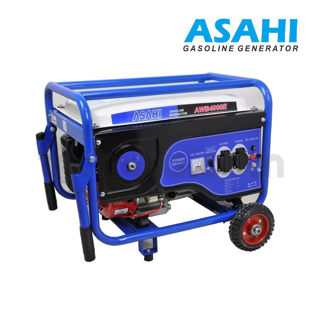 Jual GENSET BENSIN 3000 WATT ASAHI AWB4000E | Shopee Indonesia