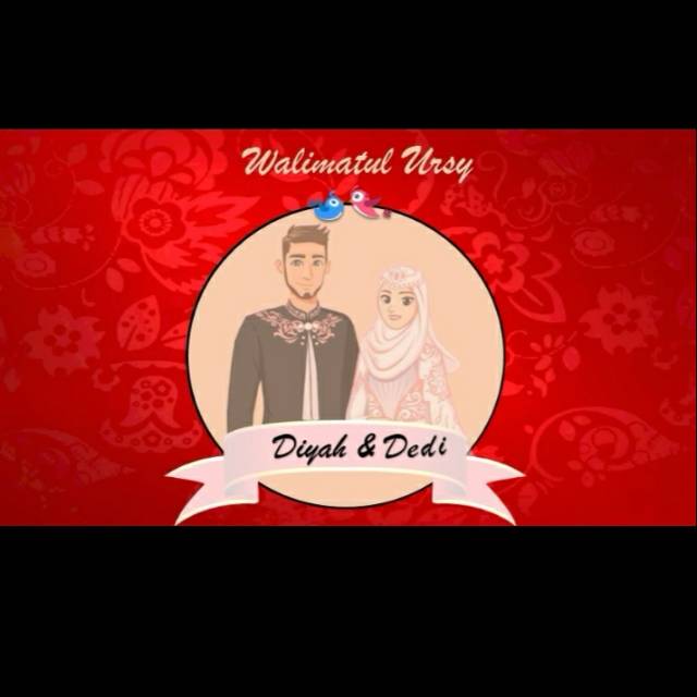 Jual Undangan pernikahan digital Profesi 12 warna merah maroon | Shopee ...