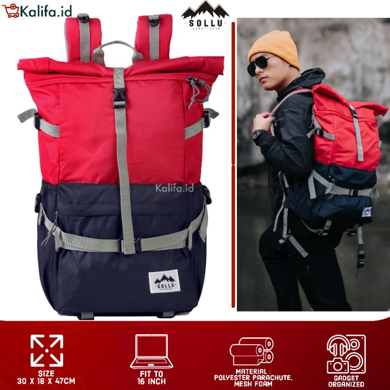 Jual Tas Ransel Travel Bag Backpack Gunung Punggung Gendong Gulung ...