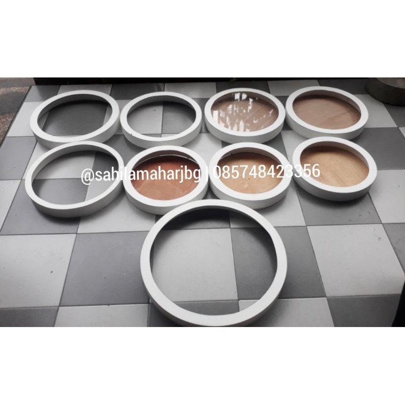 Jual FRAME BULAT 50CM (PUTIH) | Shopee Indonesia