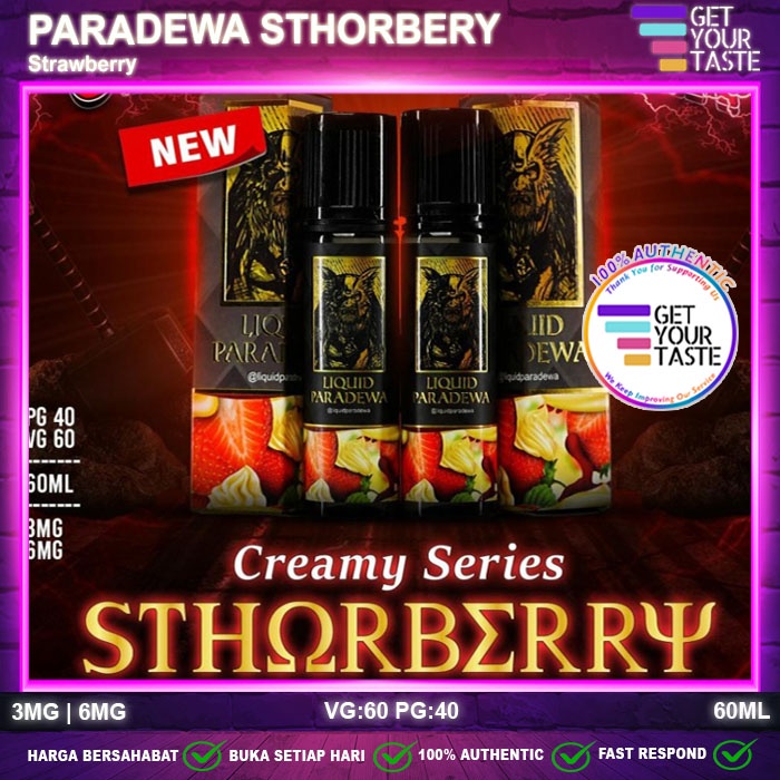 Jual Liquid Paradewa Sthorberry V4 Strawberry 60ML by Rcraft | Shopee Indonesia
