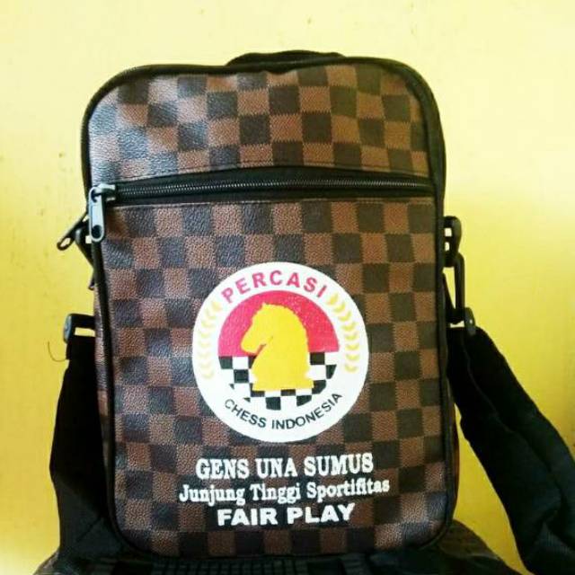 Jual TAS CATUR LOGO PERCASI DAN GENS UNA SUMUS | Shopee Indonesia