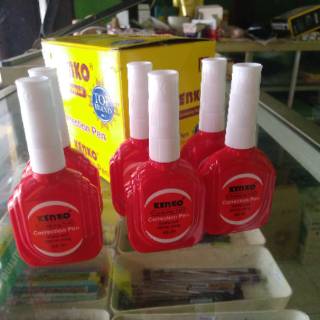 Jual Tipe Ex Correction Pen Kenko Merah (Penghapus pena) | Shopee Indonesia