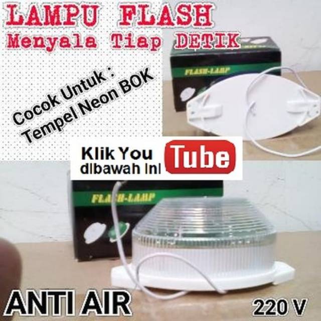 Jual Lampu Neon Box Lampu Flash Putih | Shopee Indonesia