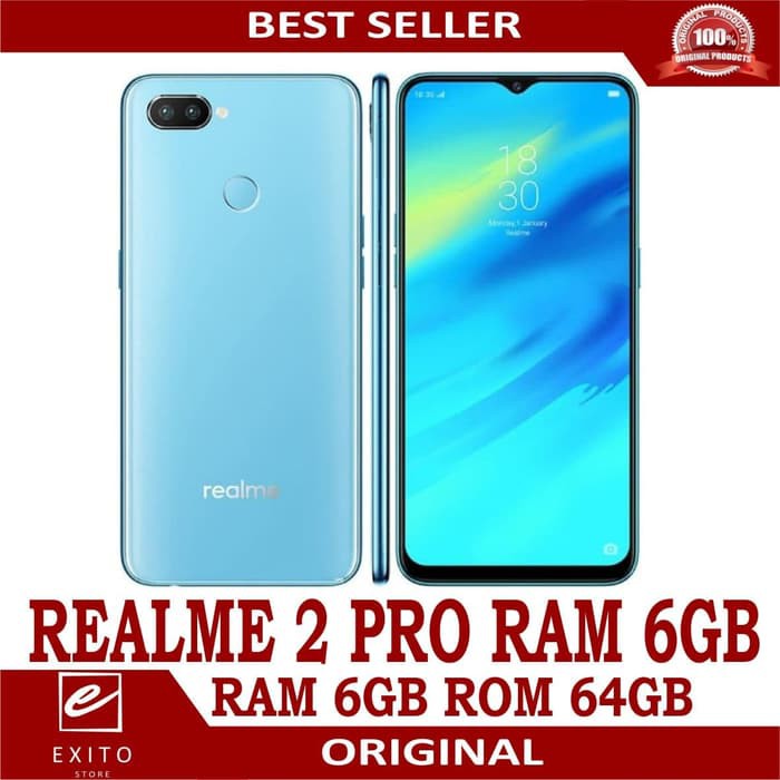Jual Realme 2 PRO RAM 6GB ROM 64GB GARANSI RESMI | Shopee Indonesia