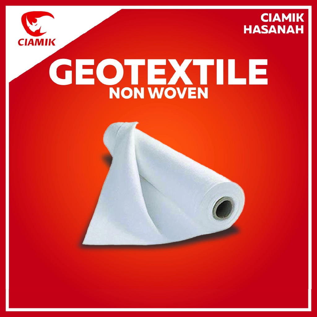 Jual Geotextile Non Woven 300 , 350 , 400 , 450 , 500 Gram Curing Beton Filtrasi | Shopee Indonesia