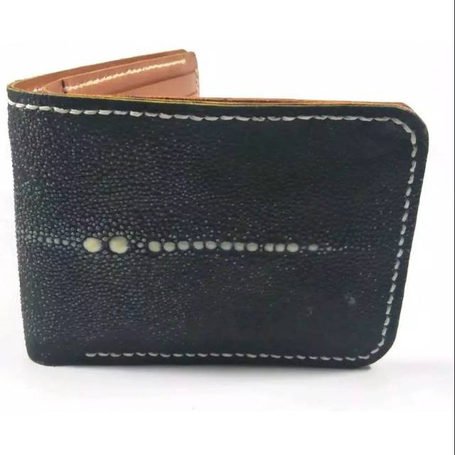 Jual Dompet kulit ikan pari jenis macan handmade | Shopee Indonesia