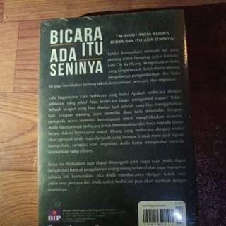 Jual Buku Bicara itu ada seninya | Shopee Indonesia