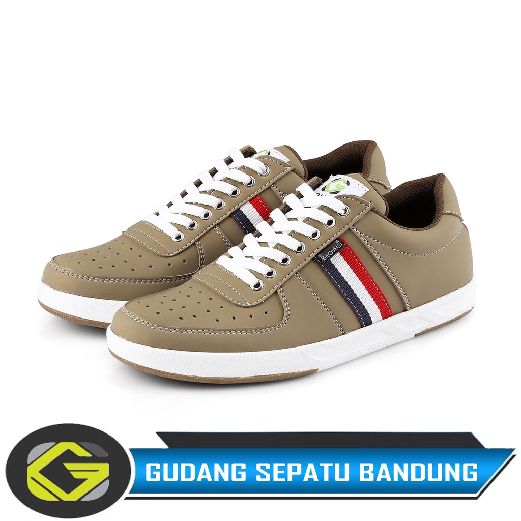 Jual Sepatu Sneakers Pria Kasual Putih Pria Sepatu Sneaker Kasual Brand ...