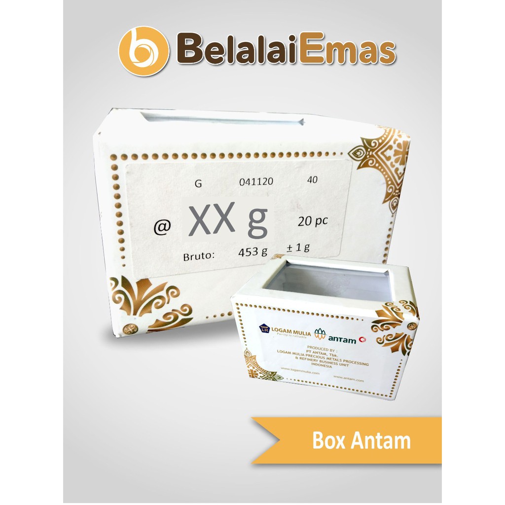 Jual Kotak Box Emas Logam Mulia LM Antam | Shopee Indonesia