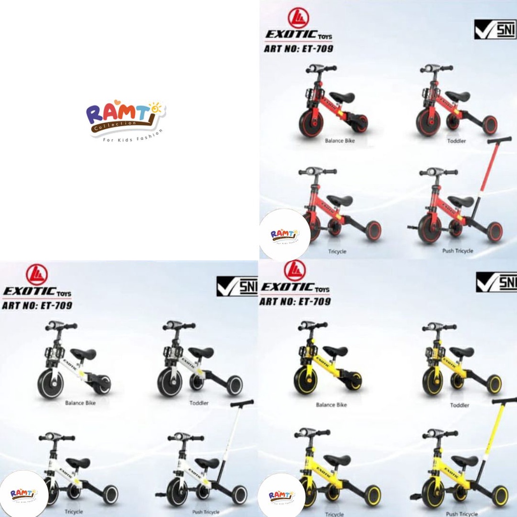 Jual Sepeda Anak Roda 3 l Sepeda Exotic Roda Tiga l Sepeda Anak Dorong ...