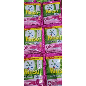 Jual RINSO CAIR RENCENG 12 BONUS 2 (14 SACHET) | Shopee Indonesia