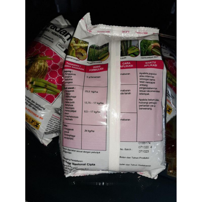 Jual furada 3GR insektisida nematisida pengendali hama 1kg | Shopee ...
