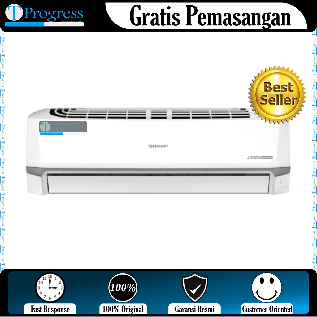 Jual AC SHARP 1 PK AH-X10ZY / AHX10ZY J-TECH INVERTER + PASANG | Shopee ...