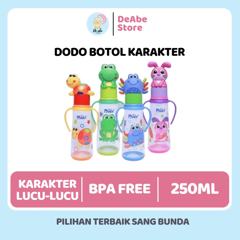 Jual BOTOL SUSU KARAKTER / BOTOL SUSU 250ML / BOTOL SUSU ANAK BPA FREE ...