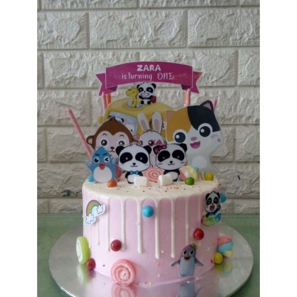 Jual Baby bus theme cake/ birthday cake / kue ulang tahun | Shopee ...