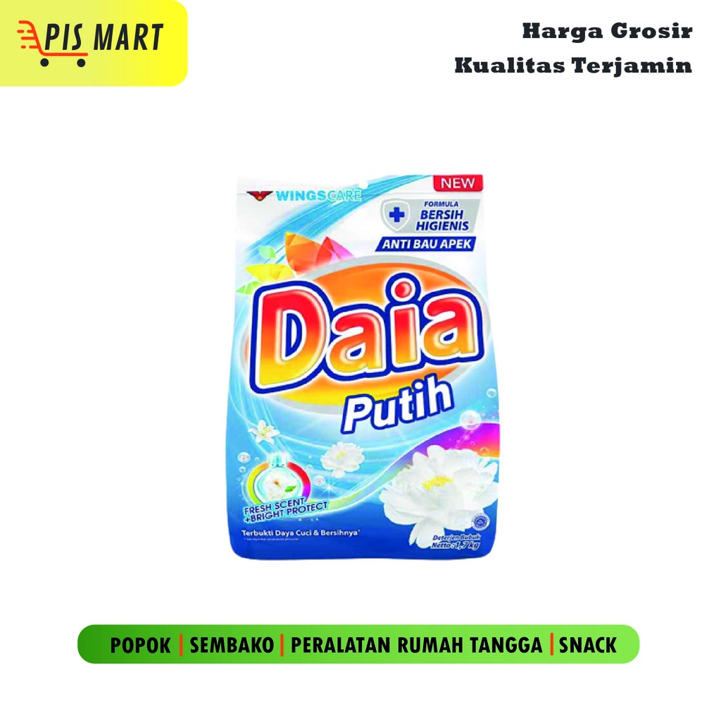 Jual Daia Putih Deterjen Bubuk 800 gr Indonesia|Shopee Indonesia