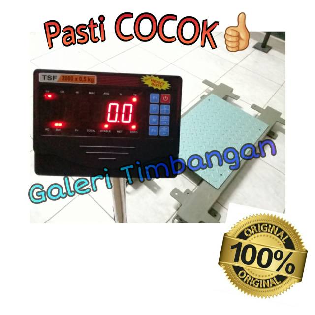 Jual Timbangan Hewan Ternak Sapi / Timbangan Digital 2 Ton / Weigh ...