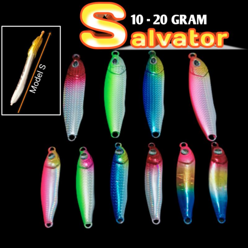 Jual Micro jig Copy EXODUS SALVATOR 10-20gram/Asisst hook Metal jig Umpanpancing Kail pancing ...