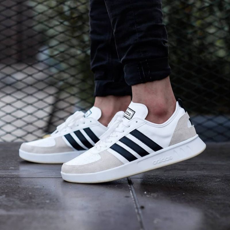 Jual ADIDAS COURT 80S WHITE BLACK | Shopee Indonesia