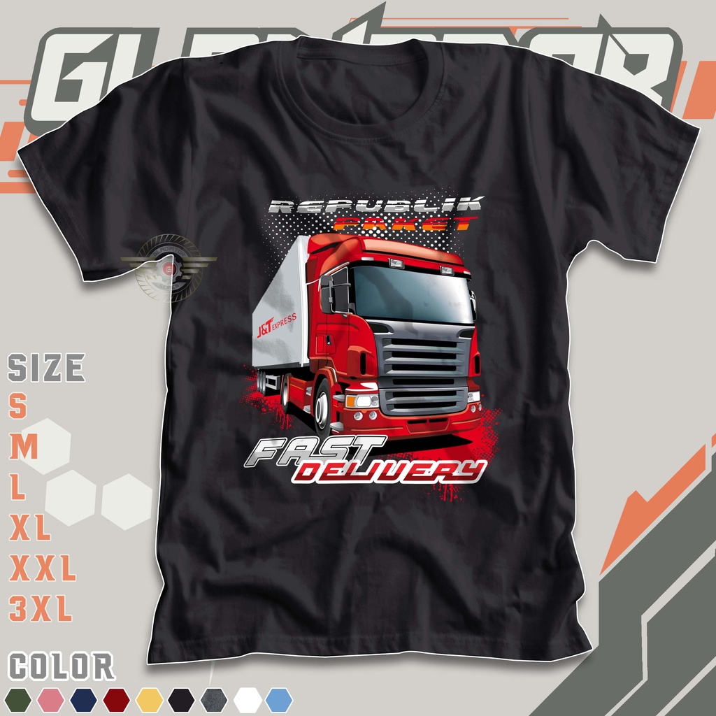 Jual KAOS JNT EXPRESS REPUBLIK PAKET | Baju Driver Truk J&T Pejuang COD ...