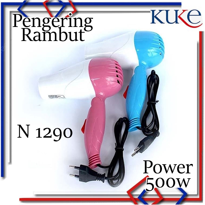 Jual N 1290 Hair Dryer Pengering Rambut Lipat / Hairdrayer mini ...