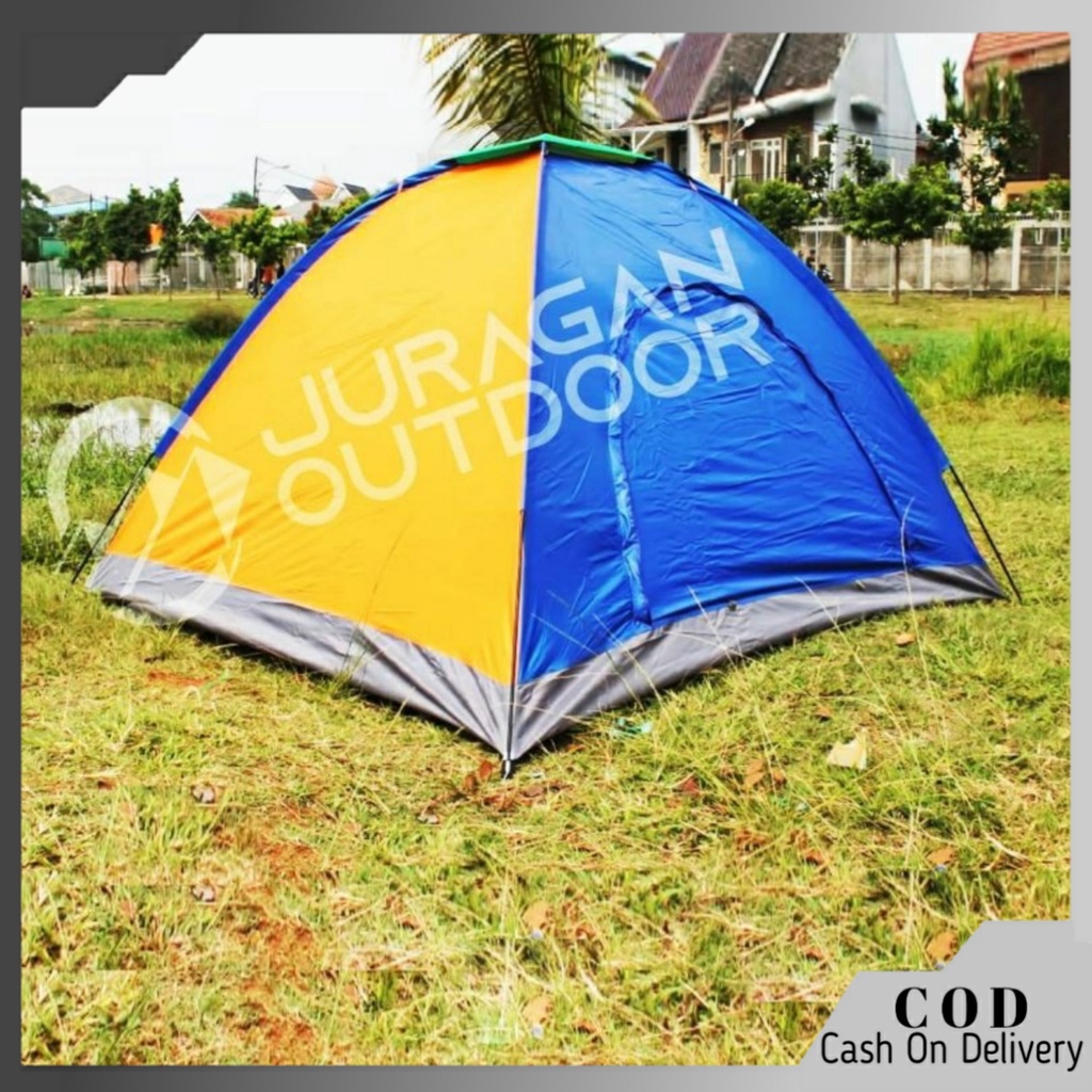 Jual TENDA CAMPING 2 ORANG TENDA DOME 2-3 ORANG TENDA KEMPING TENDA ...