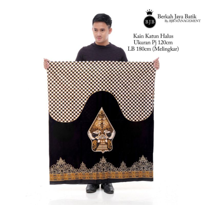 Jual Sarung Batik Halus Motif Wayang Gunungan - Warna Kuning - Sarung ...