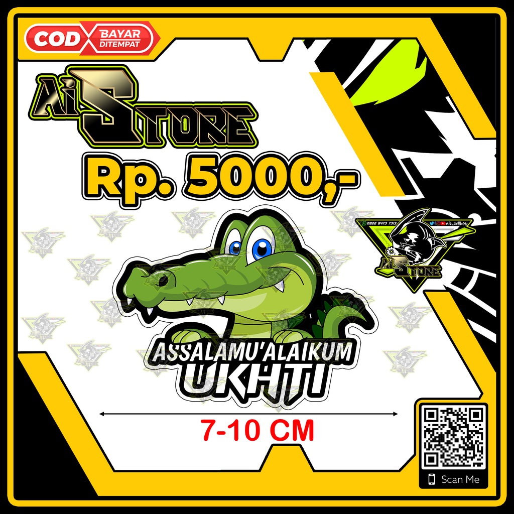 Jual Stiker Assalamualaikum Ukhti | Shopee Indonesia