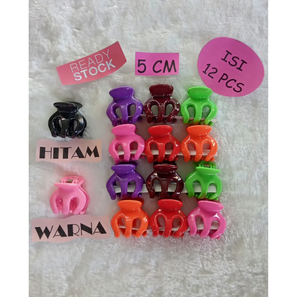 Jual Jedai Rambut Korea 5cm Gigi 3 Kuat / Jepit Rambut Anak Dewasa ...