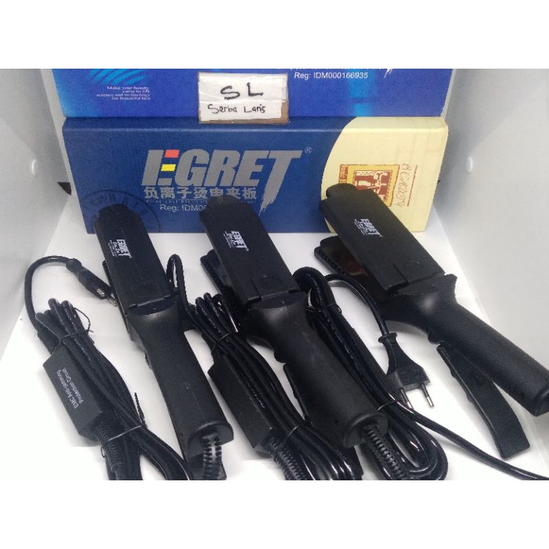 Jual CATOK BAILU EGRET BAYLU ION Small Large Jumbo Flat iron Smoothing Pelurusan Rebonding ...