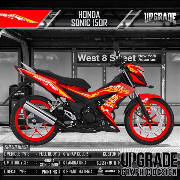 Jual DECAL MOTOR SONIC | Shopee Indonesia