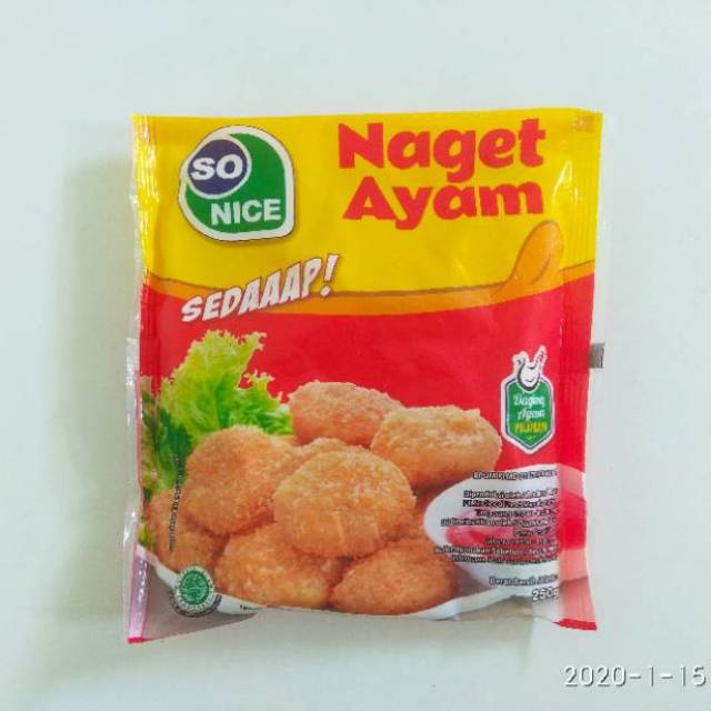 Jual Nugget Ayam Original So Nice 250 Gr | Shopee Indonesia